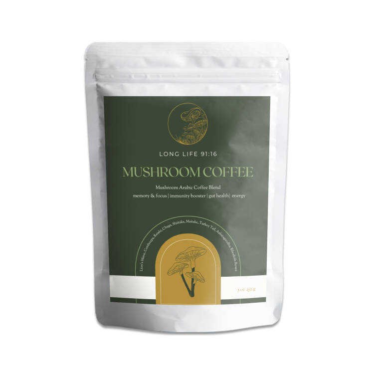 Long Life 9116 Mushroom Coffee Arabic Blend – Long Life 9116
